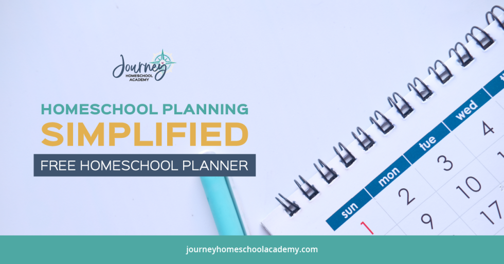 Homeschool Planning Simplified: Free Homeschool Planner - Journey ...