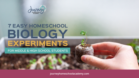 7 Easy Homeschool Biology Experiments for High School Students