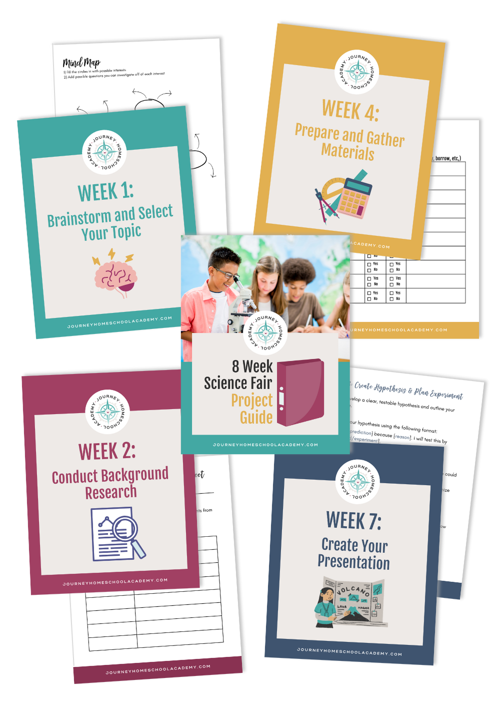 8 Week Science Fair Project Guide - Journey Homeschool Academy